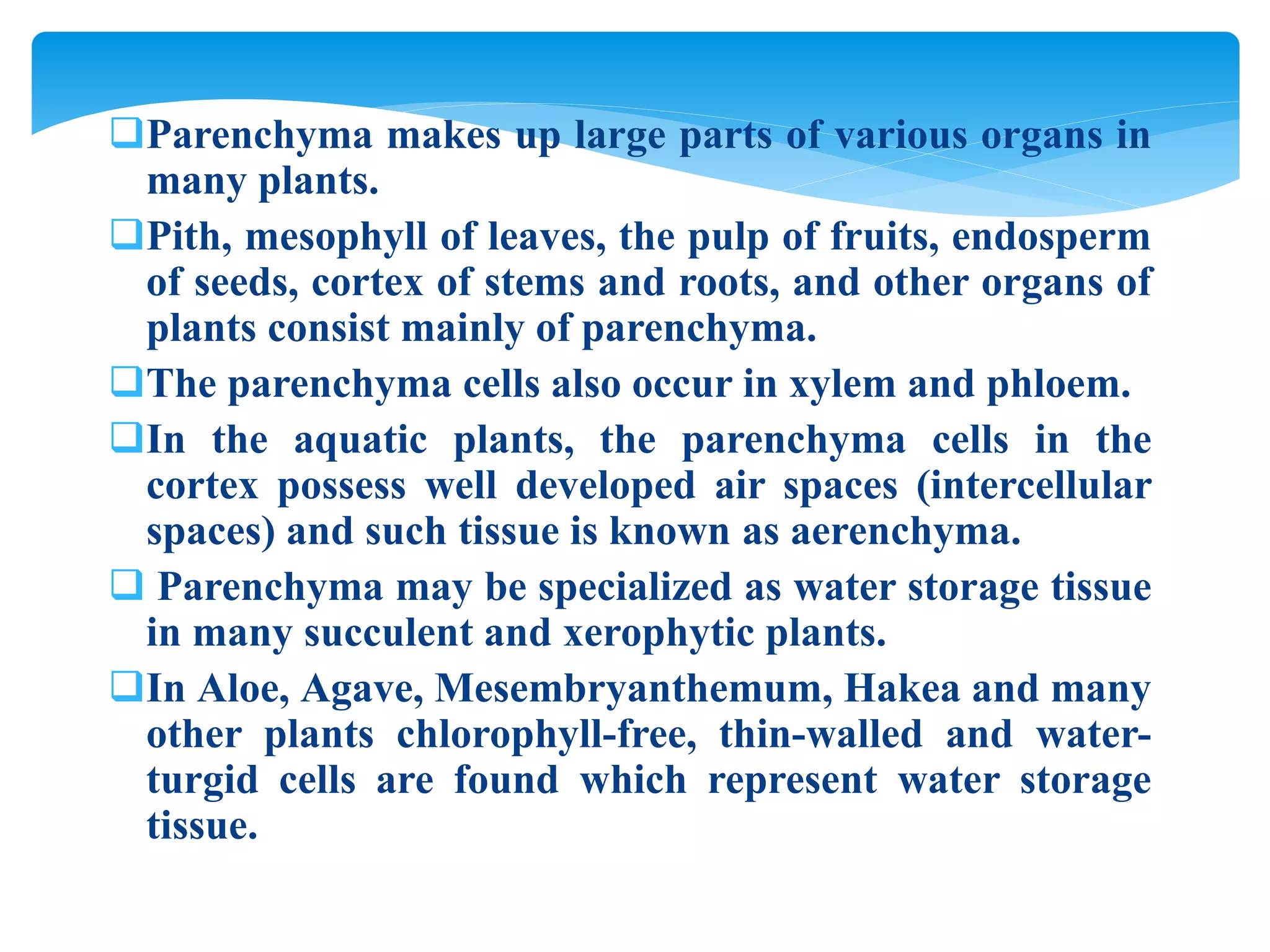 Plant tissues and its types (part II) | PPTX