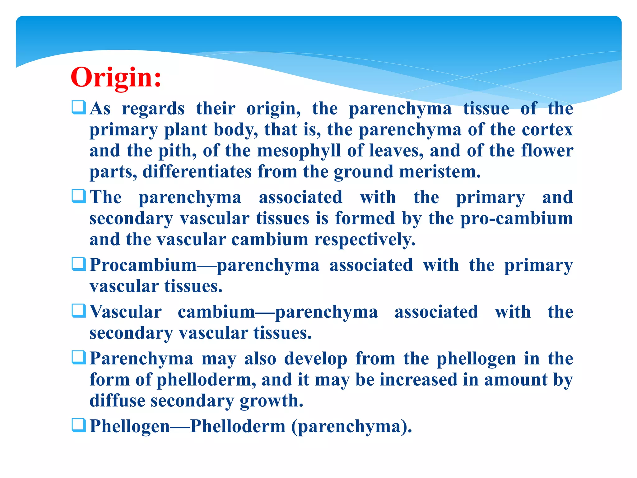 Plant tissues and its types (part II) | PPTX