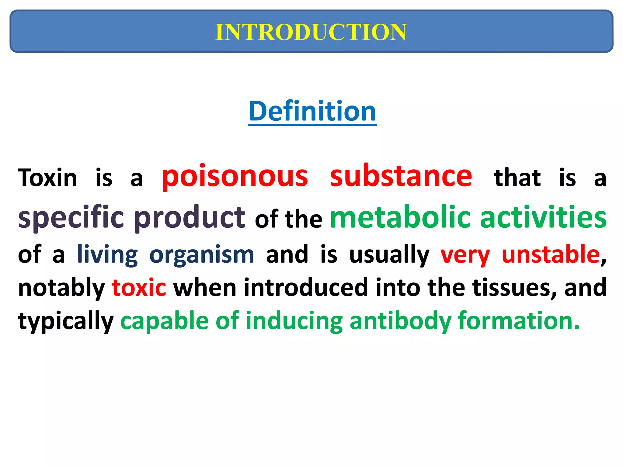 Role of Plant toxin | PPTX