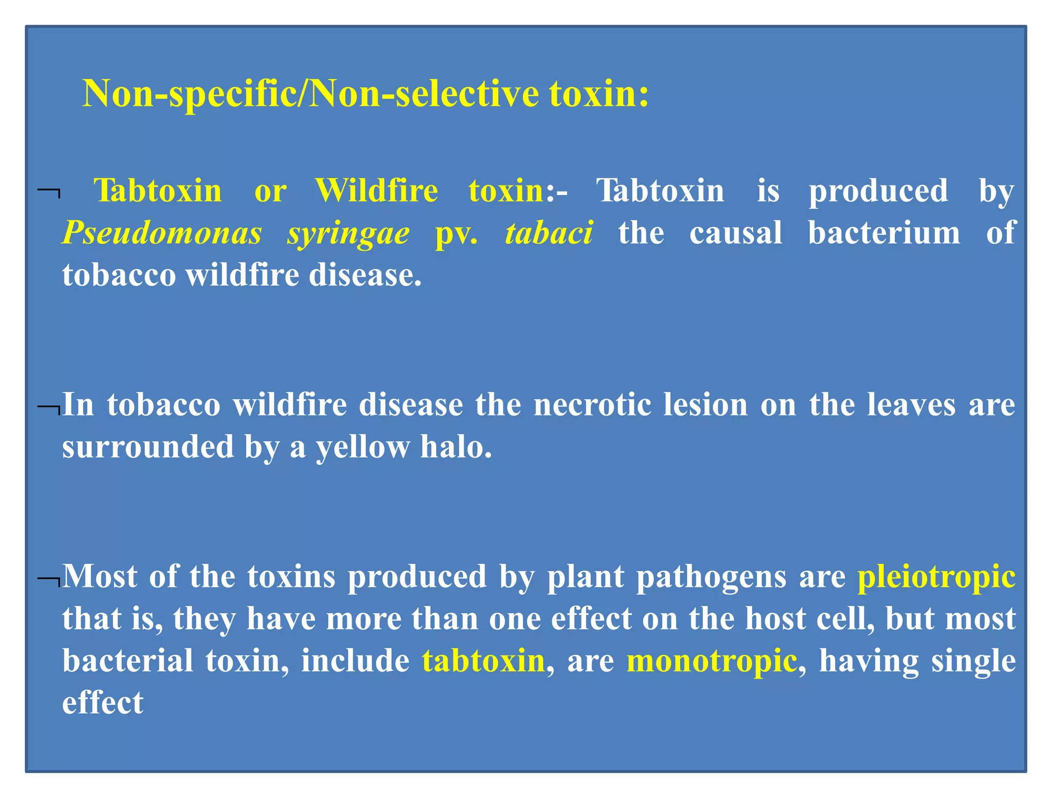 Role of Plant toxin | PPTX