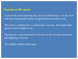 Role of Plant toxin | PPTX