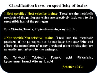 Role of Plant toxin | PPTX