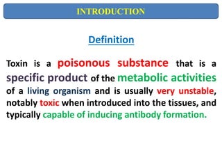 Role of Plant toxin | PPT