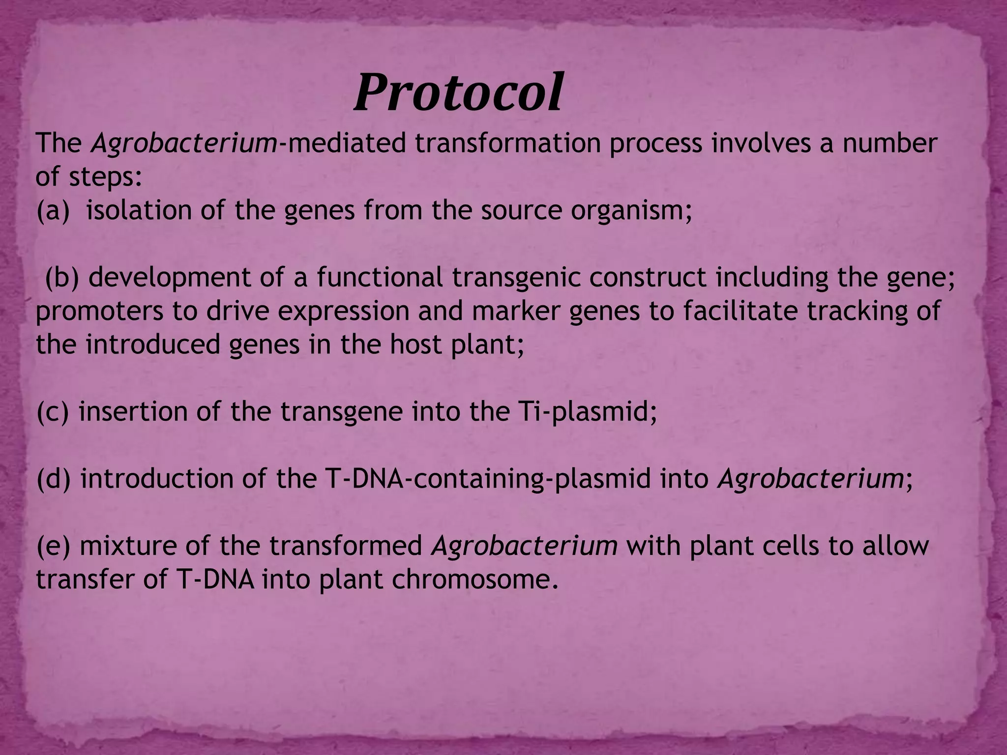 Plant transformaation technology, all techniques | PPTX