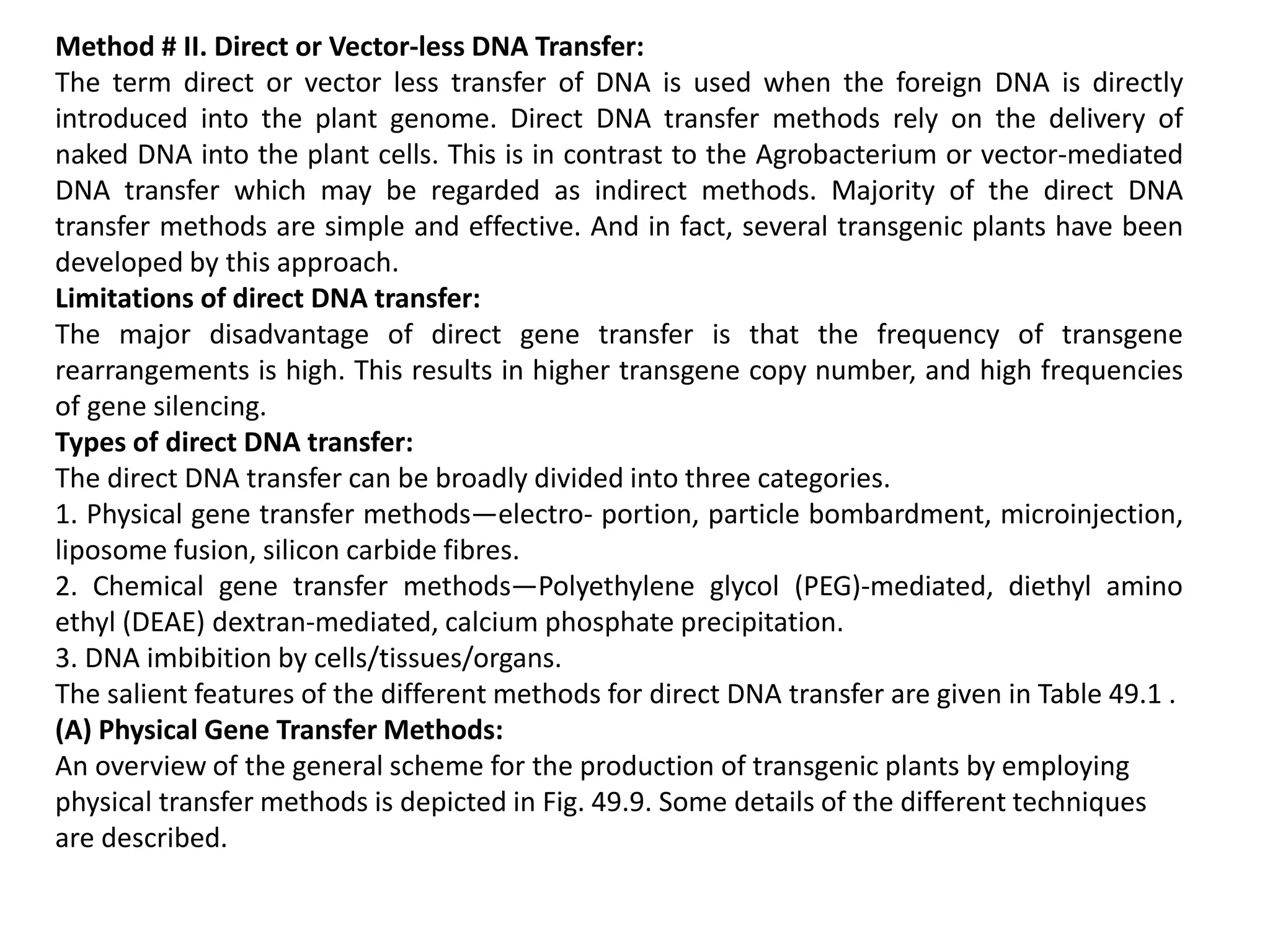 Plant transformation gene transfer methods in plants | PPTX