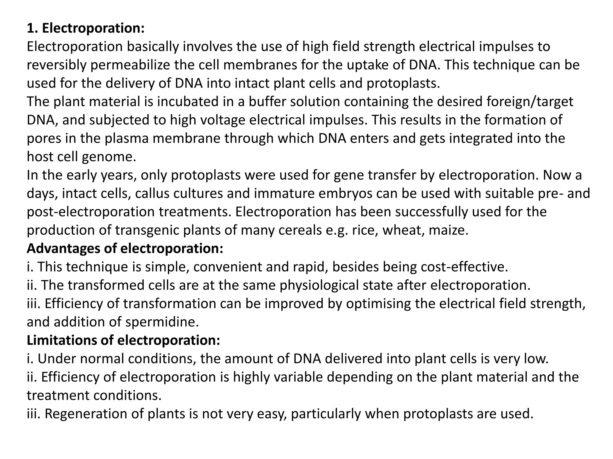 Plant transformation gene transfer methods in plants | PPTX