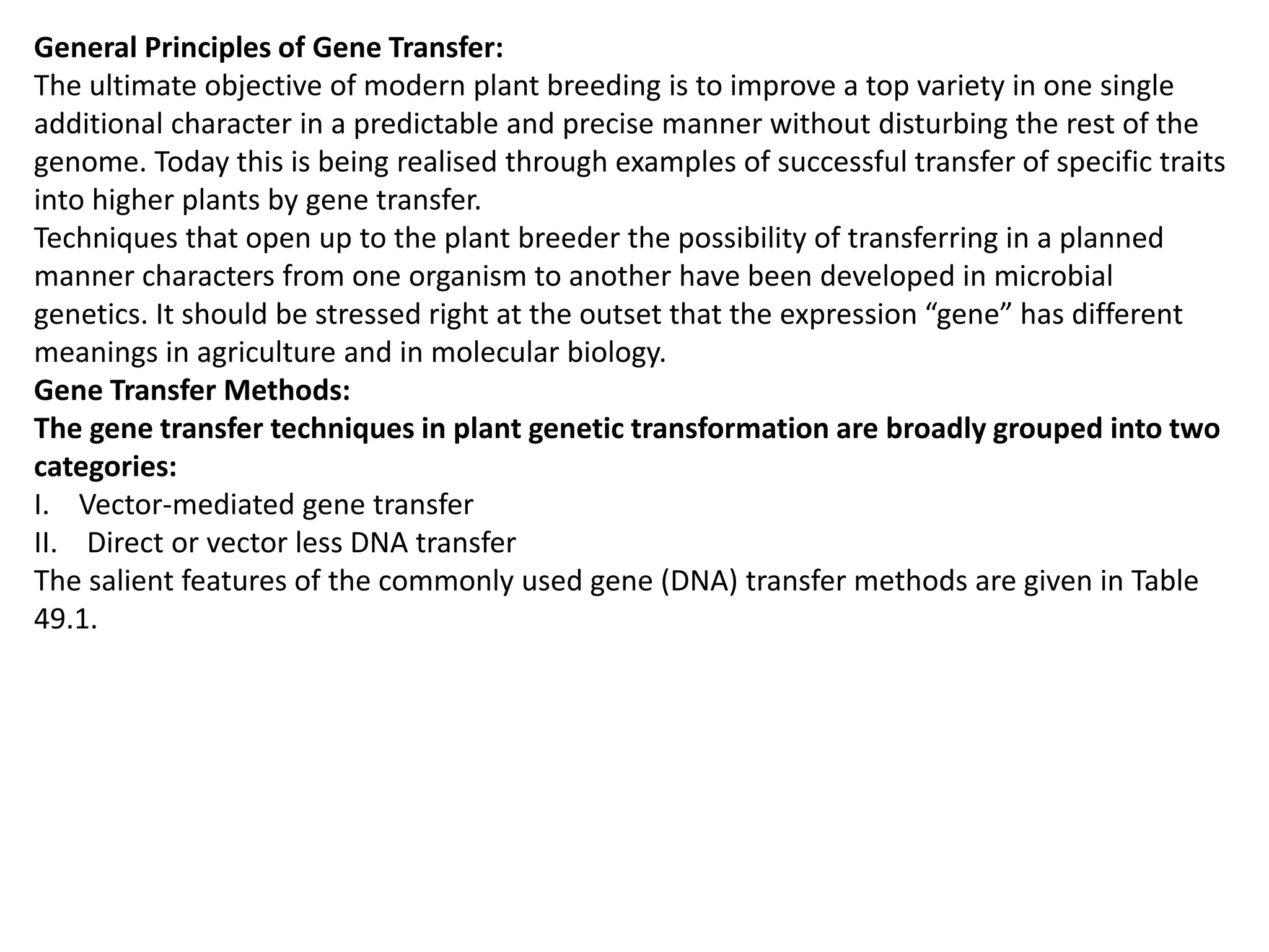 Plant transformation gene transfer methods in plants | PPTX