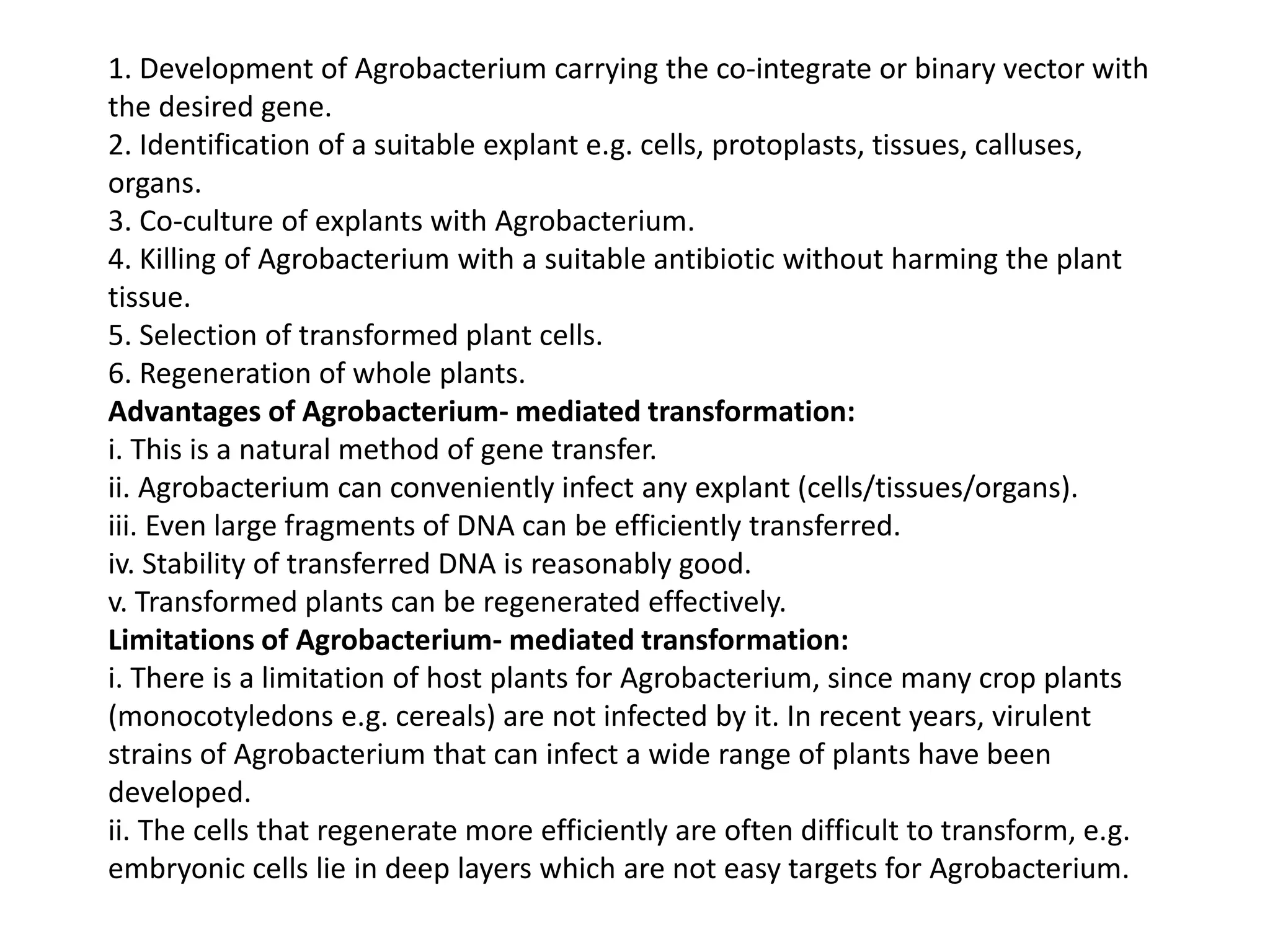Plant transformation gene transfer methods in plants | PPTX