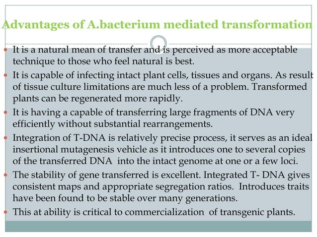 Plant transformation methods | PPTX