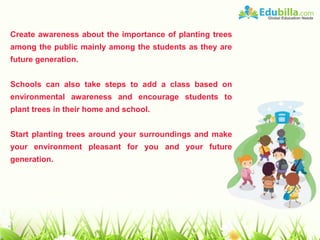 Plant trees save lives | PPTX | Gardening | Home & Garden