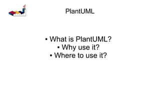 PlantUML introduction | ODP