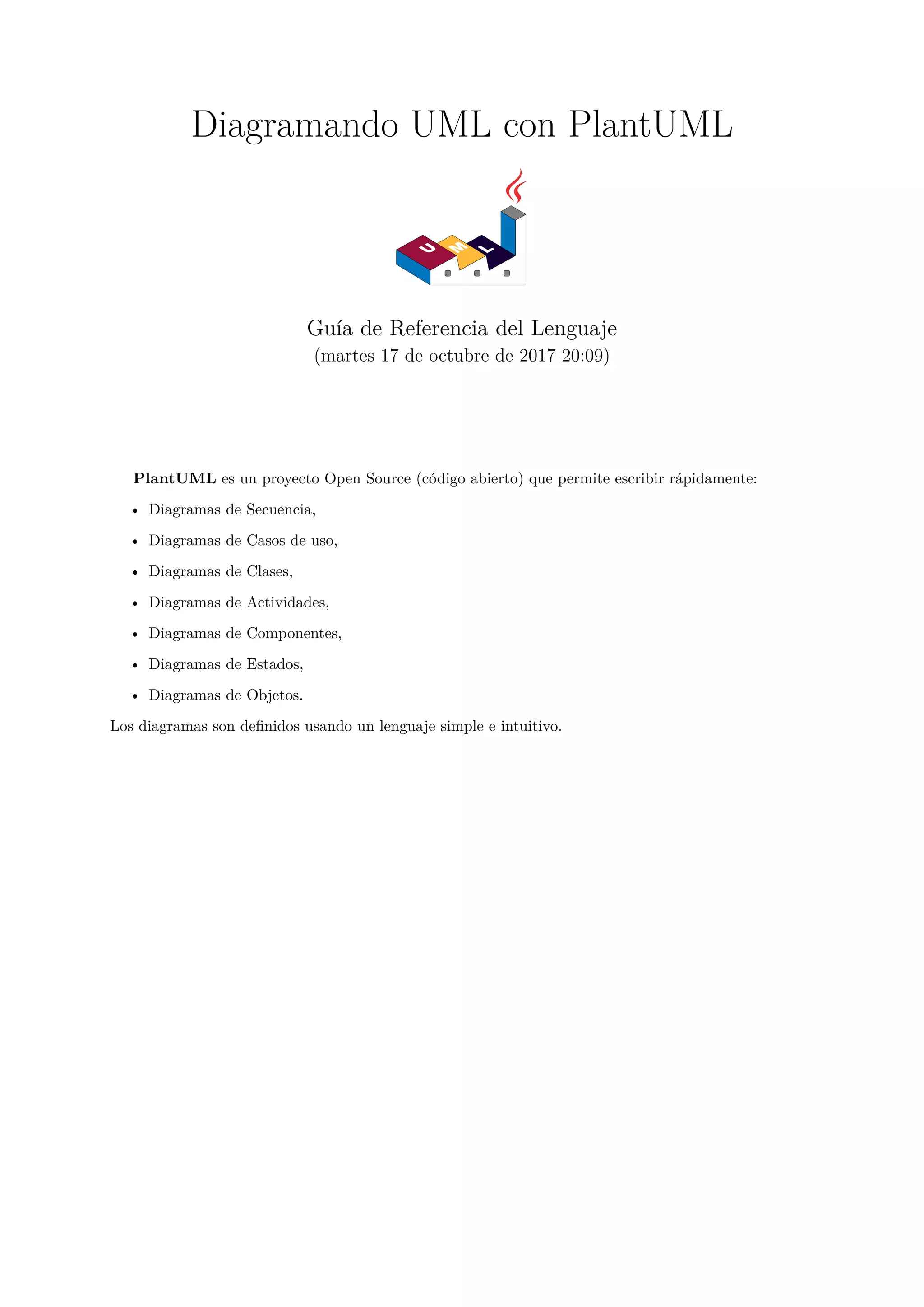 Plant uml language_reference_guide_es | PDF