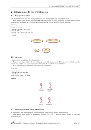 Plant uml language_reference_guide_fr | PDF