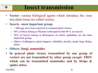 Plant virus Transmission, M. Rafi.pptx