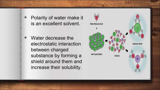 properties of water | PPT | Chemistry | Science