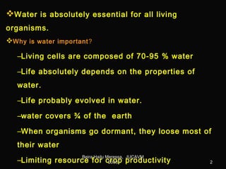 Plant water relations | PPT