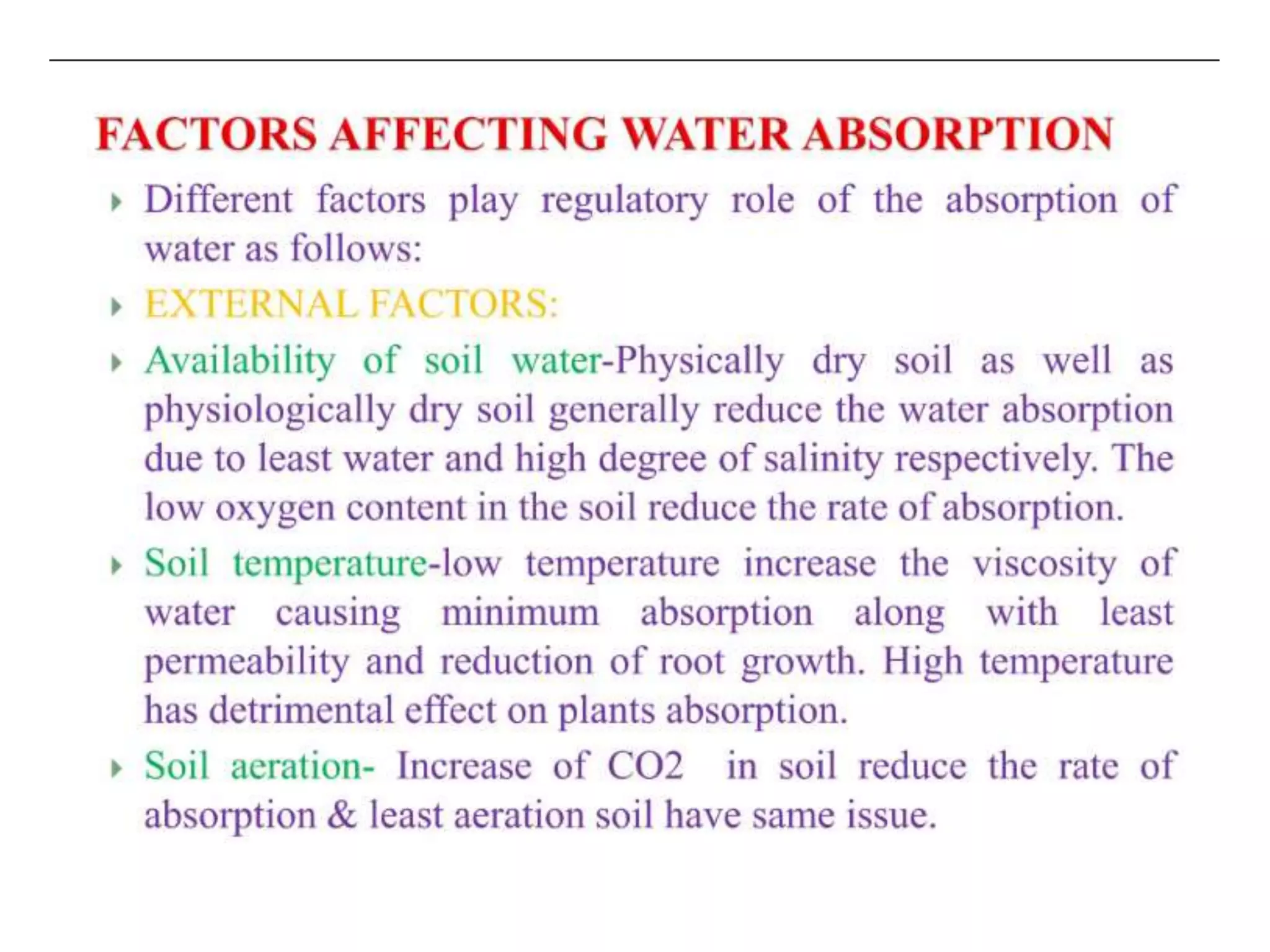 plant water relation, transpiration, root pressure and transpirational ...