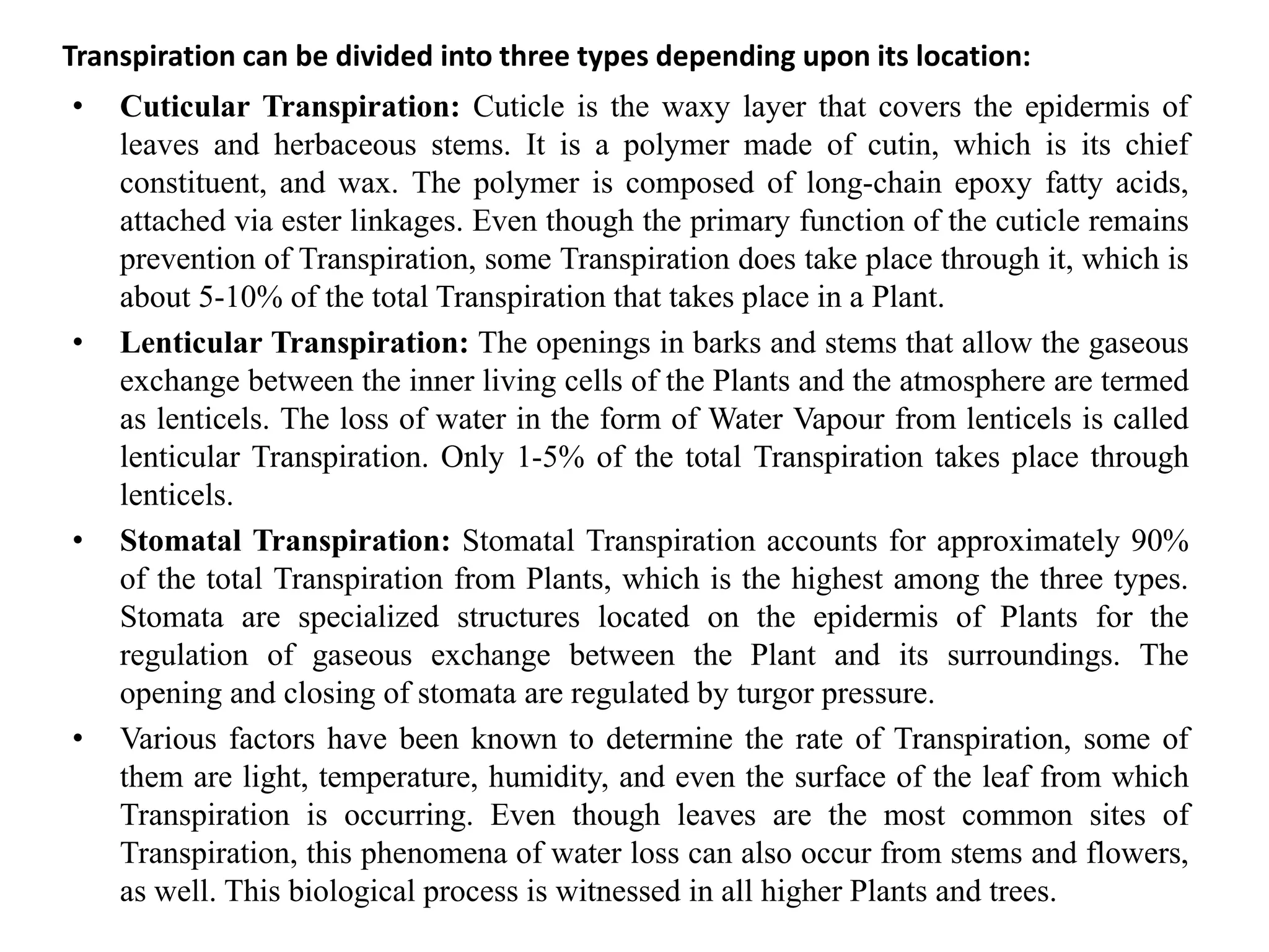 plant water relation, transpiration, root pressure and transpirational ...