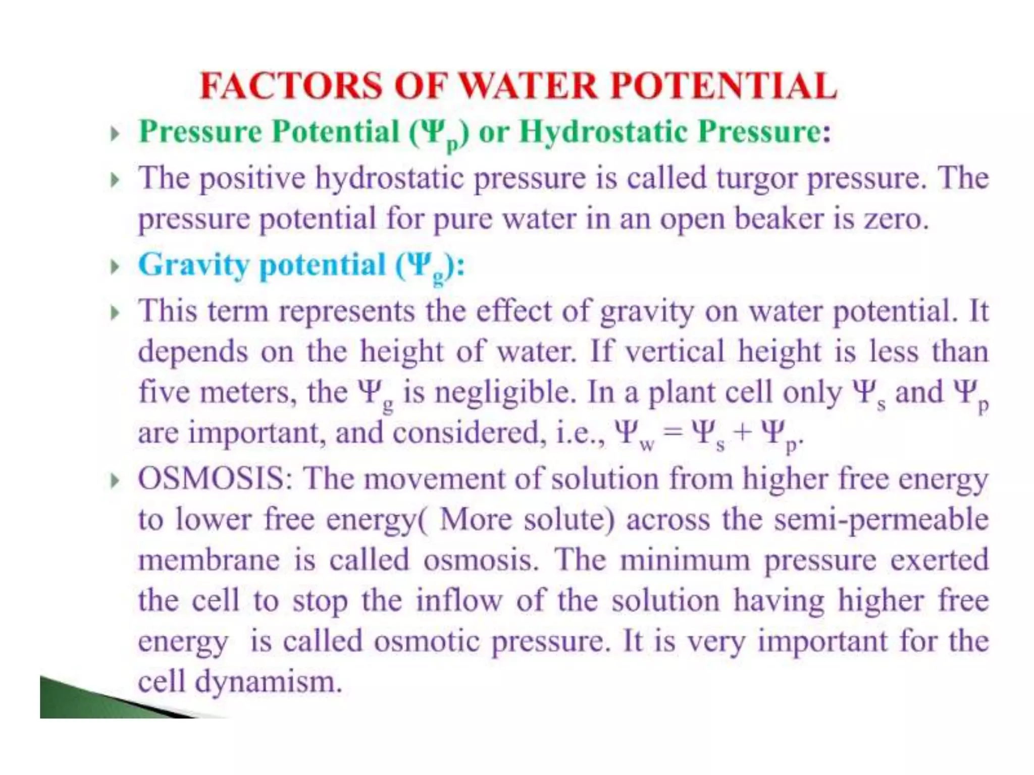 plant water relation, transpiration, root pressure and transpirational ...