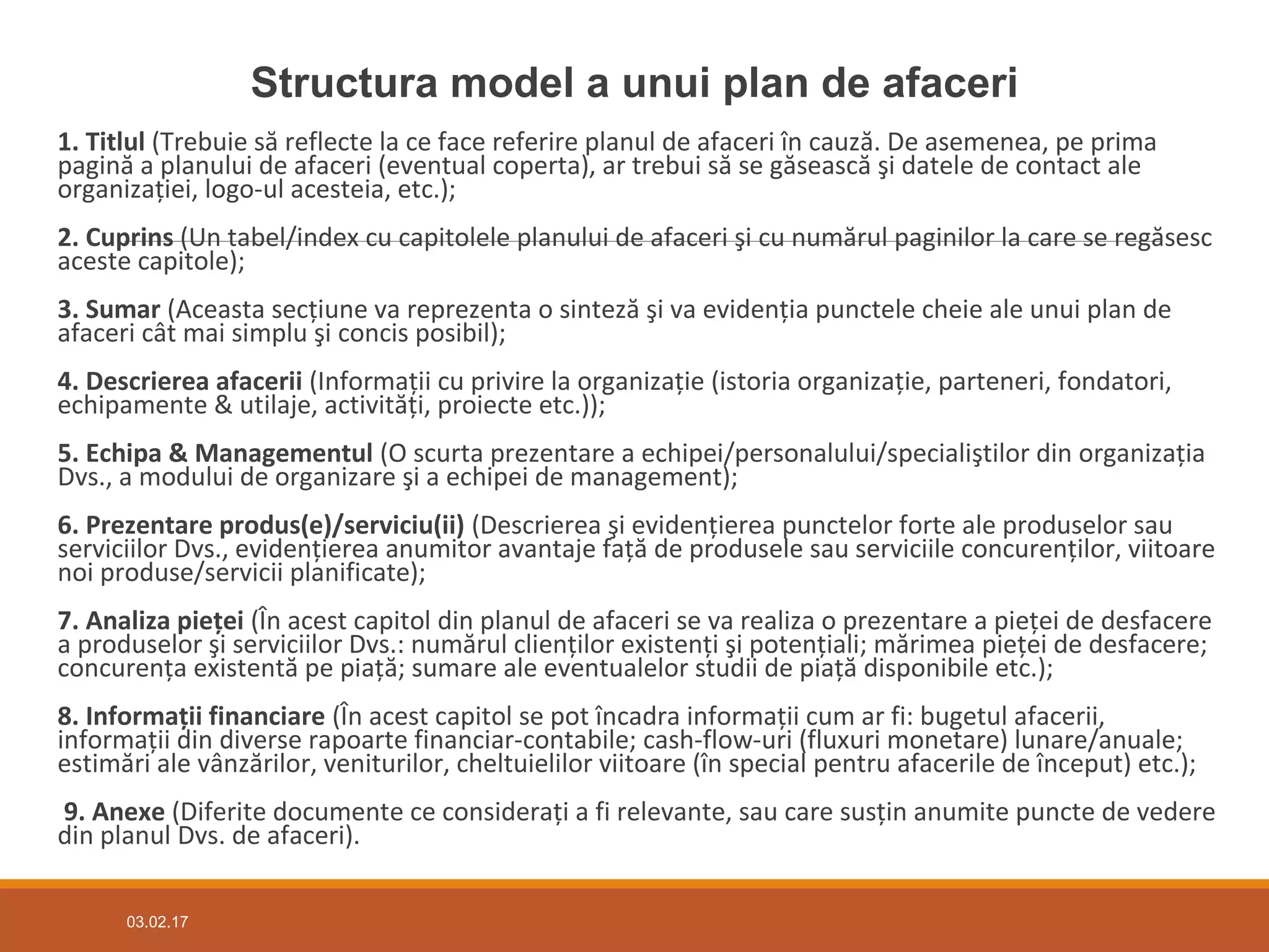 Planul de afaceri | PPT