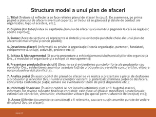 Planul de afaceri | PPT