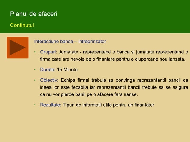 Planul de afaceri | PPT