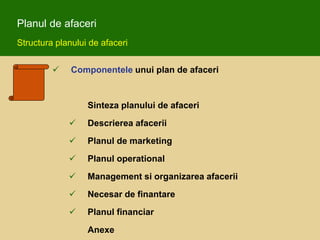 Planul de afaceri | PPT