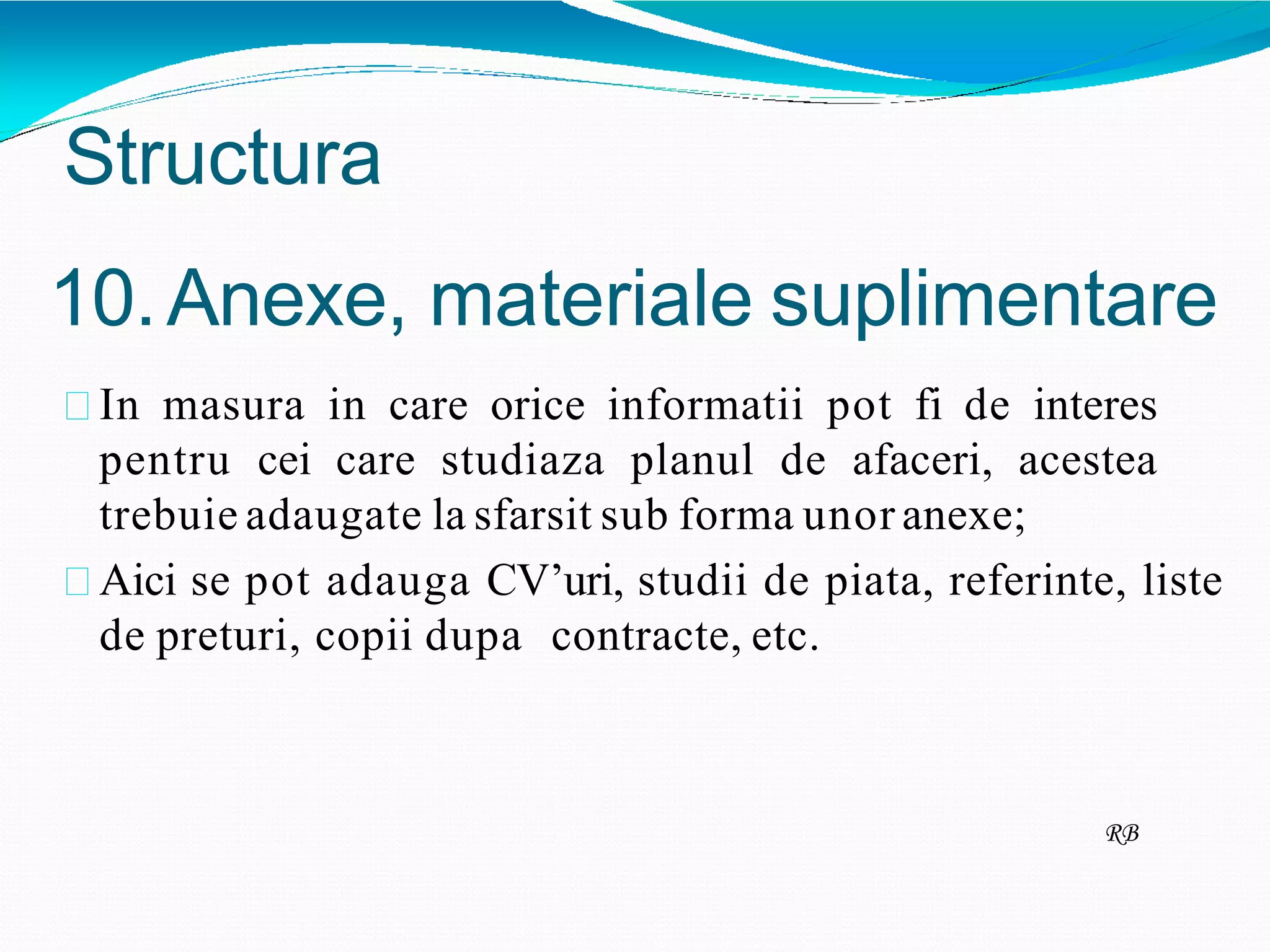 Planul de afaceri | PPTX