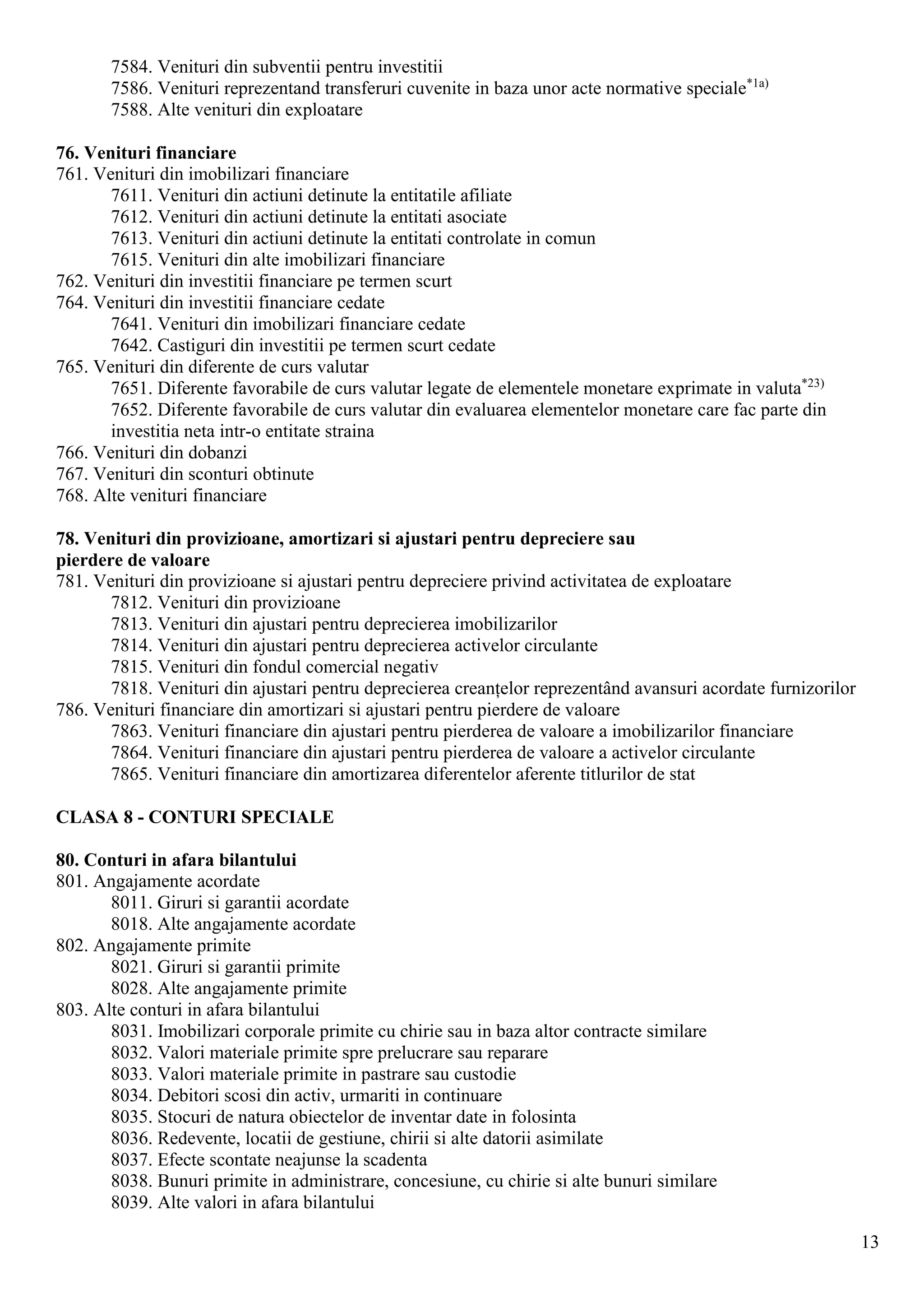 Planul de conturi_general (1) | PDF