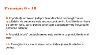 Planul S - Acces deschis la datele de cercetare | PPT