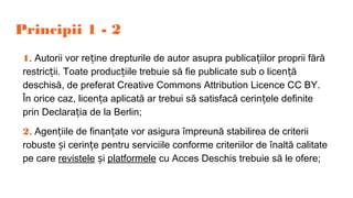 Planul S - Acces deschis la datele de cercetare | PPT