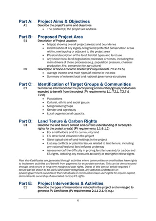 Plan Vivo Project Idea Note (PIN) Template & Guidance | PDF
