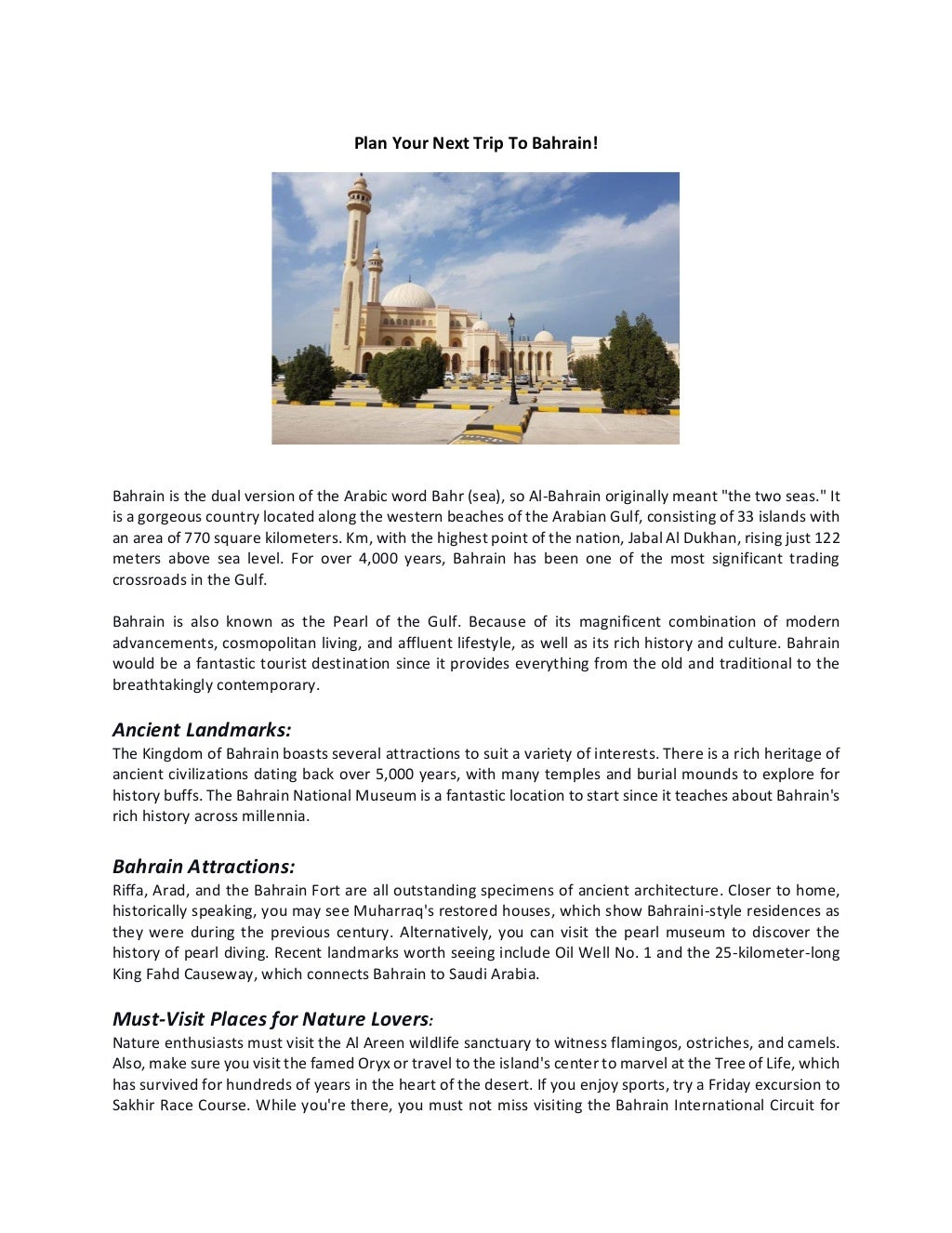 Plan Your Next Trip To Bahrain!.pdf