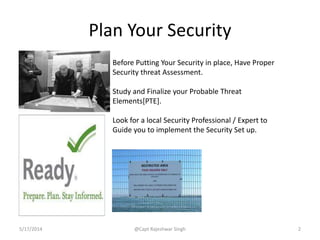 Plan your security | PPTX