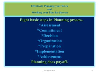 Plan your work and work your plan | PPTX
