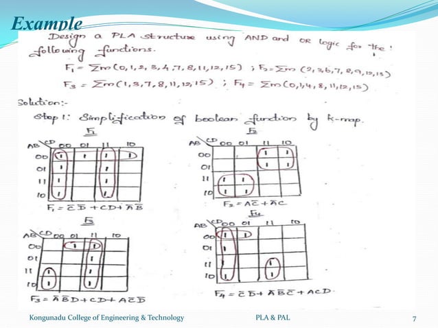 Programmable Logic Array(PLA) & Programmable Array Logic(PAL) | PDF