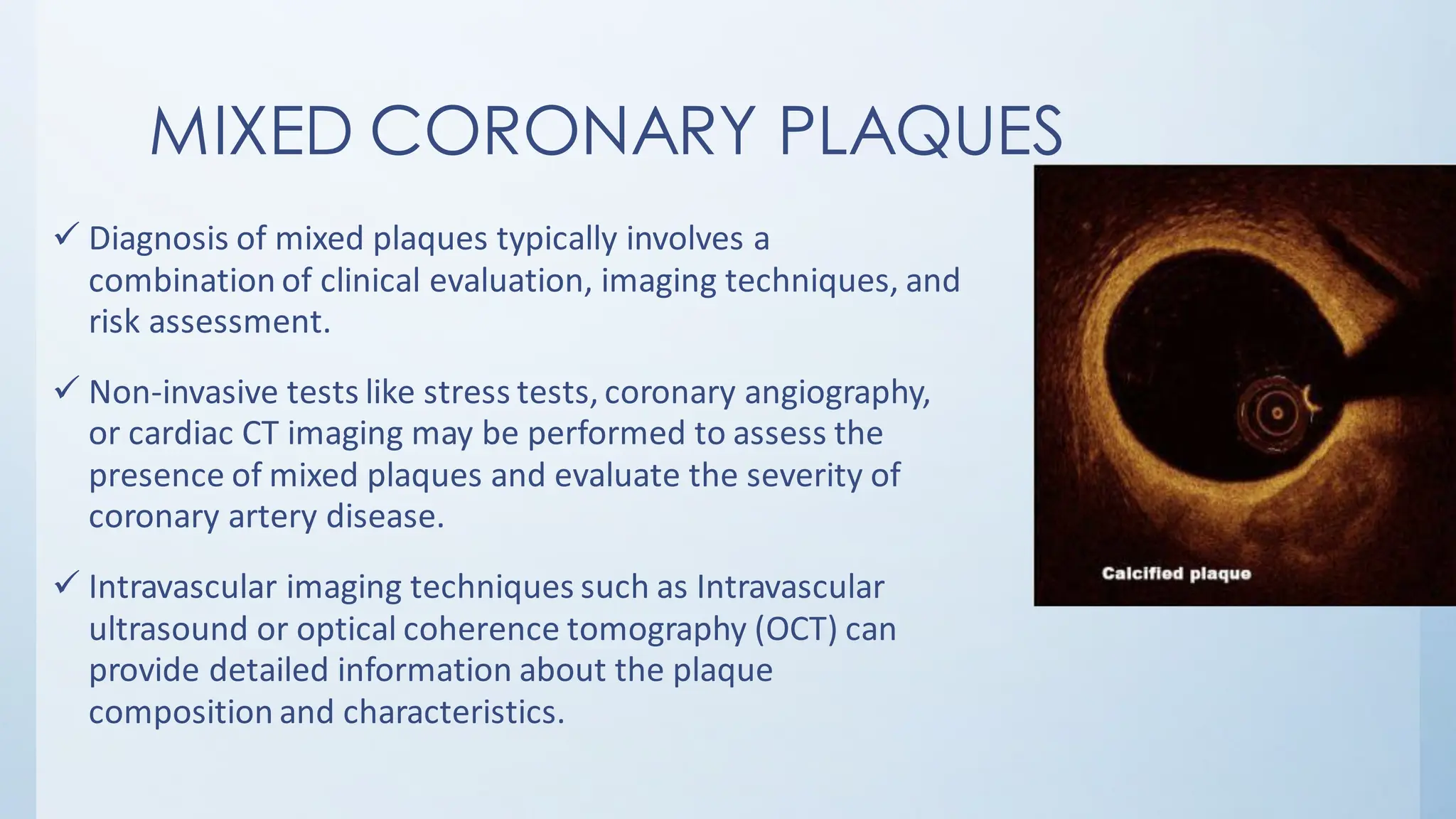 TYPES OF CORONARY PLAQUES SLIDESHARE PRESENTATION | PDF