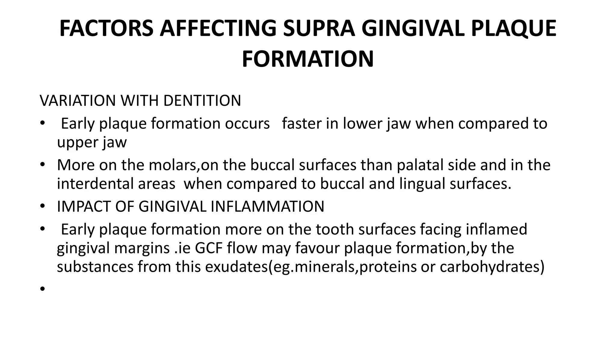 plaque as a biofilm power point in periodontics | PPTX