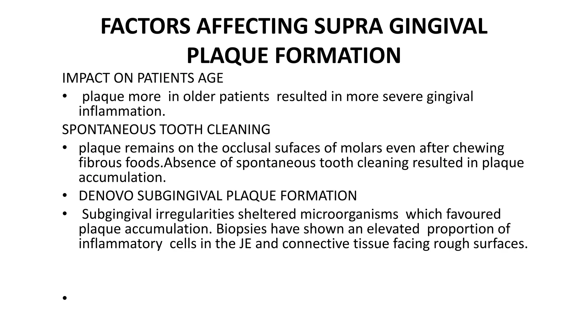 plaque as a biofilm power point in periodontics | PPTX