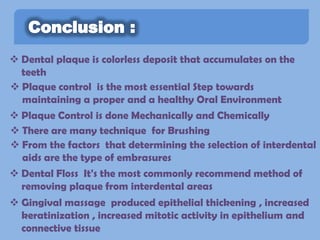 Plaque control | PPTX