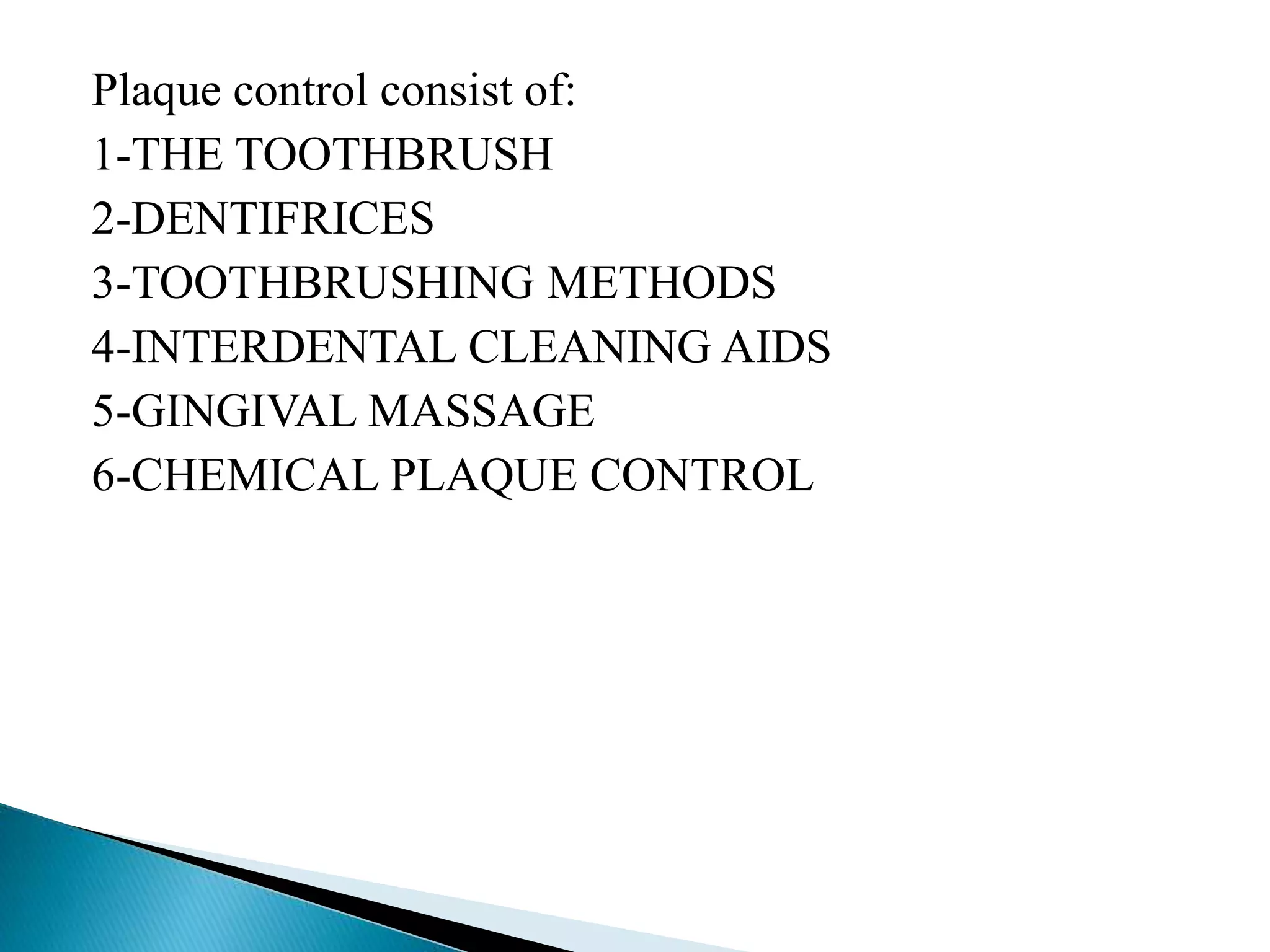 Plaque control | PPTX