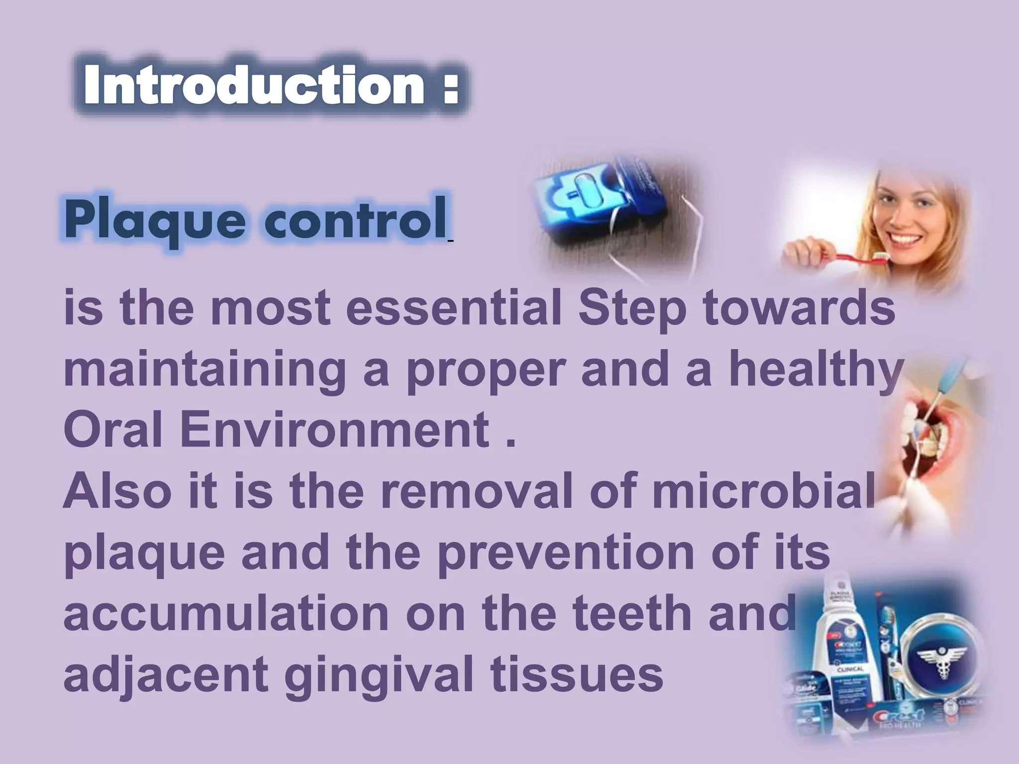 Plaque control | PPTX