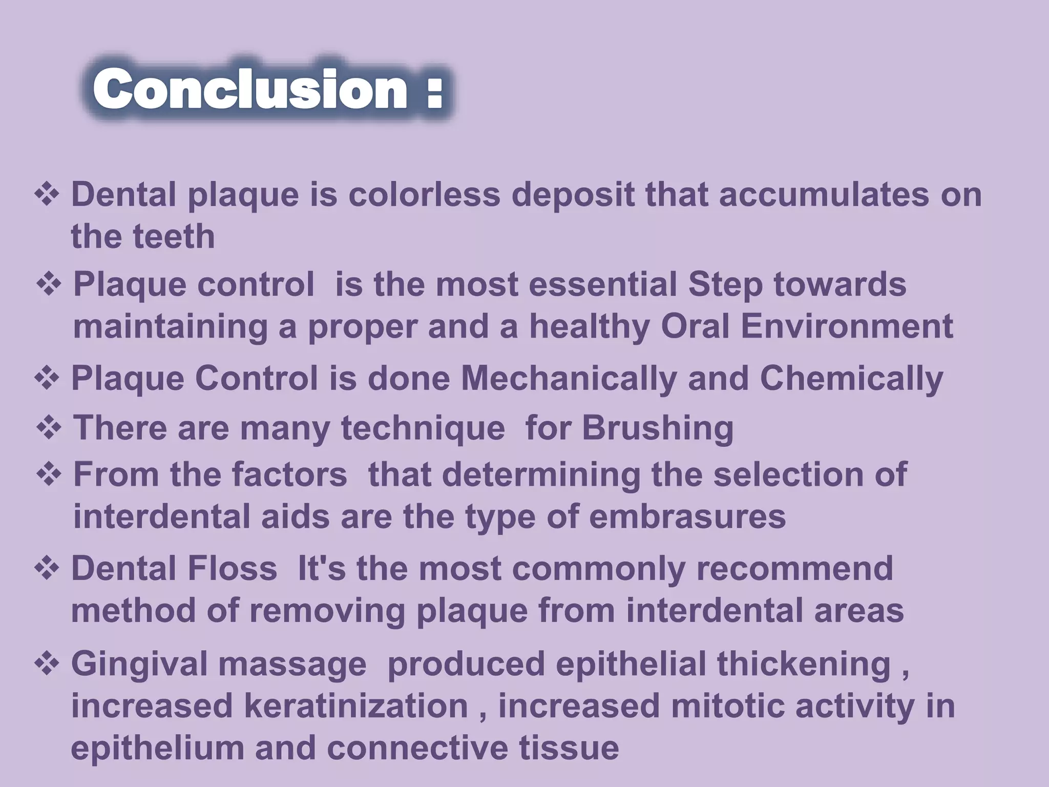 Plaque control | PPTX