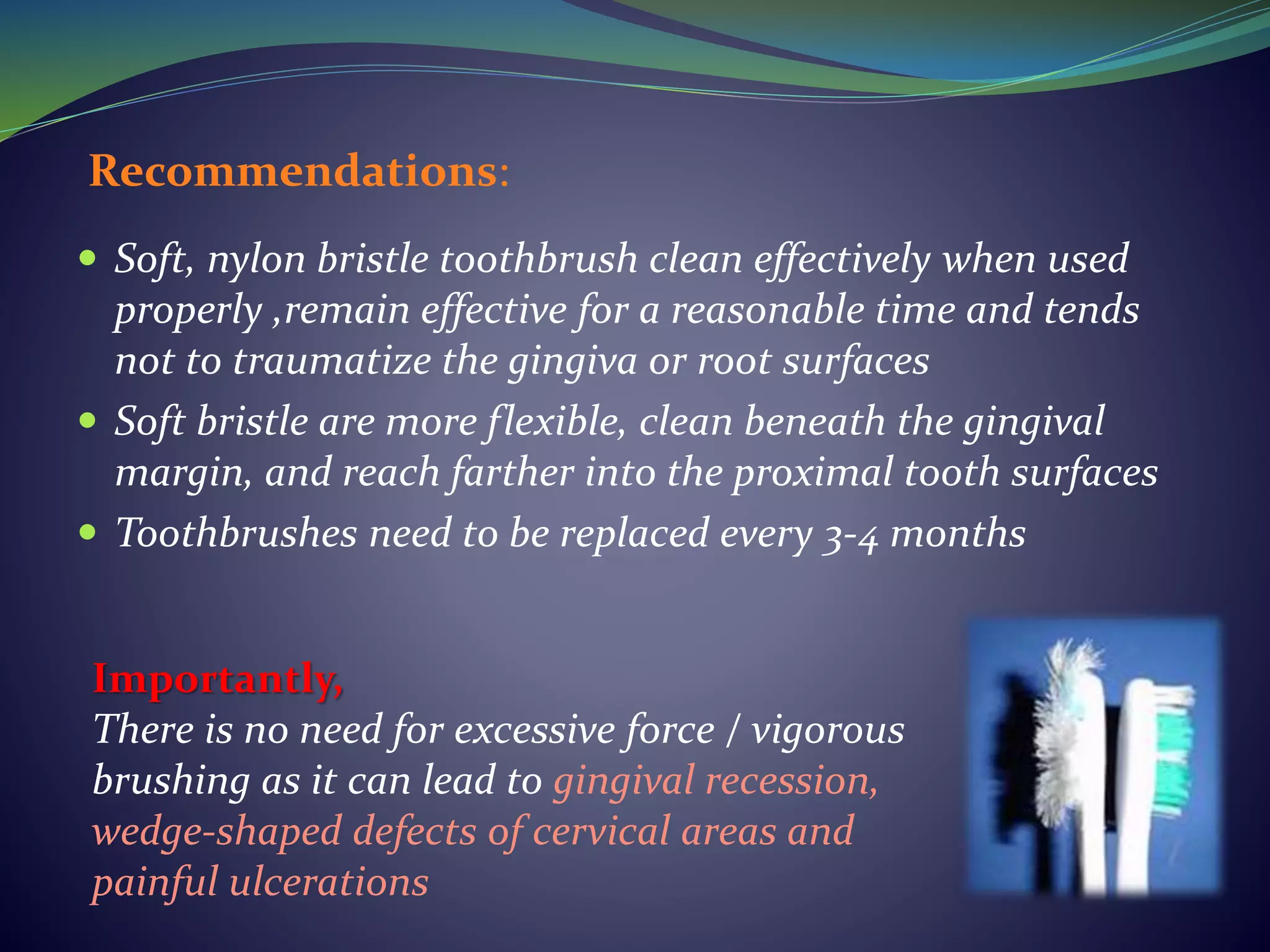 Plaque control for the periodontal patients | PPTX
