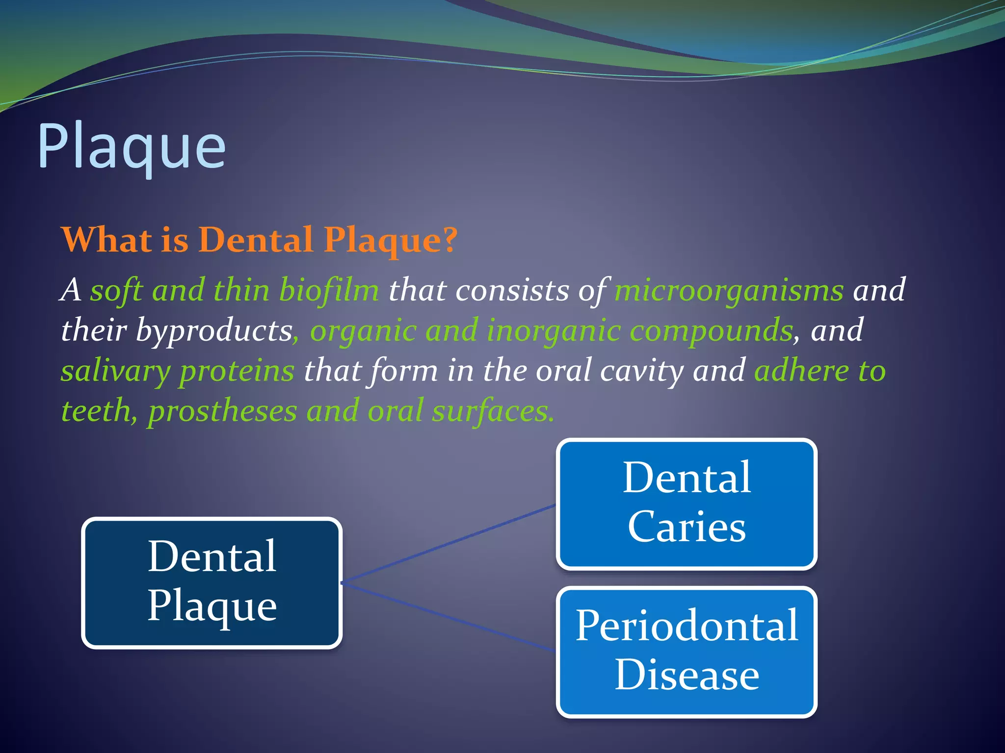 Plaque control for the periodontal patients | PPTX