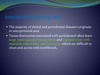 Plaque control for the periodontal patients | PPTX