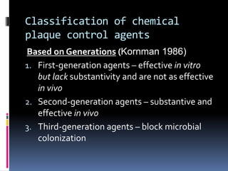 Chemical Plaque control | PPTX