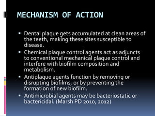 Chemical Plaque control | PPTX