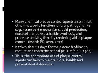 Chemical Plaque control | PPTX