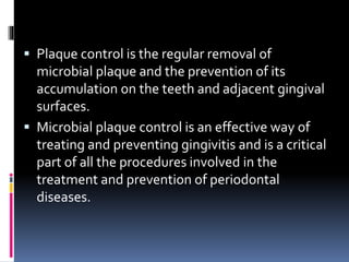 Chemical Plaque control | PPTX